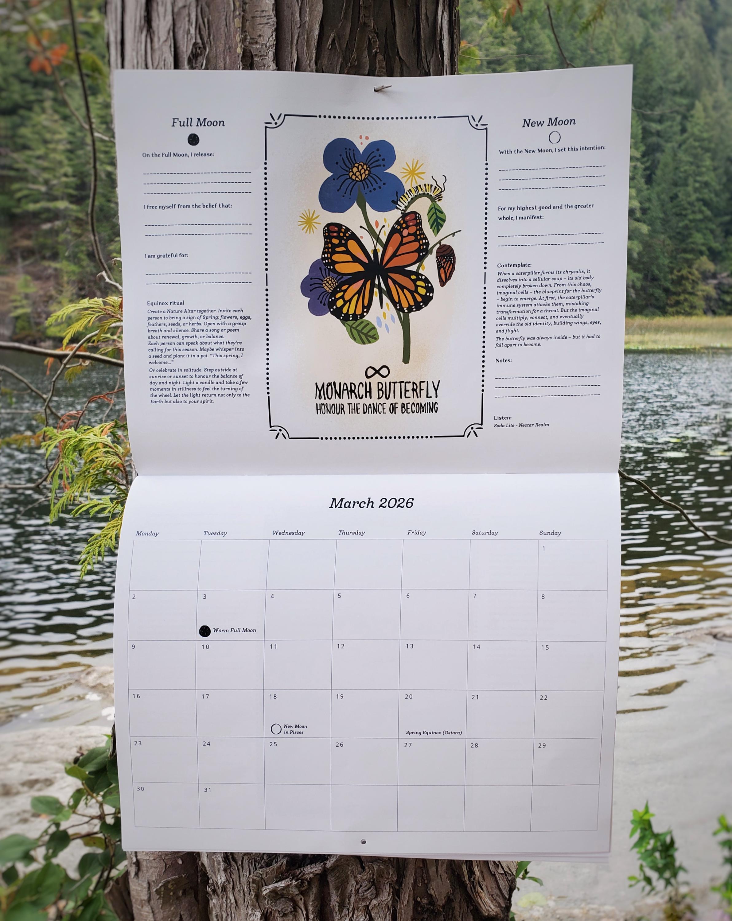 2026 Moon Calendar Journal & Ritual Guide – Track Lunar Phases, Set ...