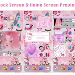 Pink Cybercore Ios 14 Display Theme | Etsy