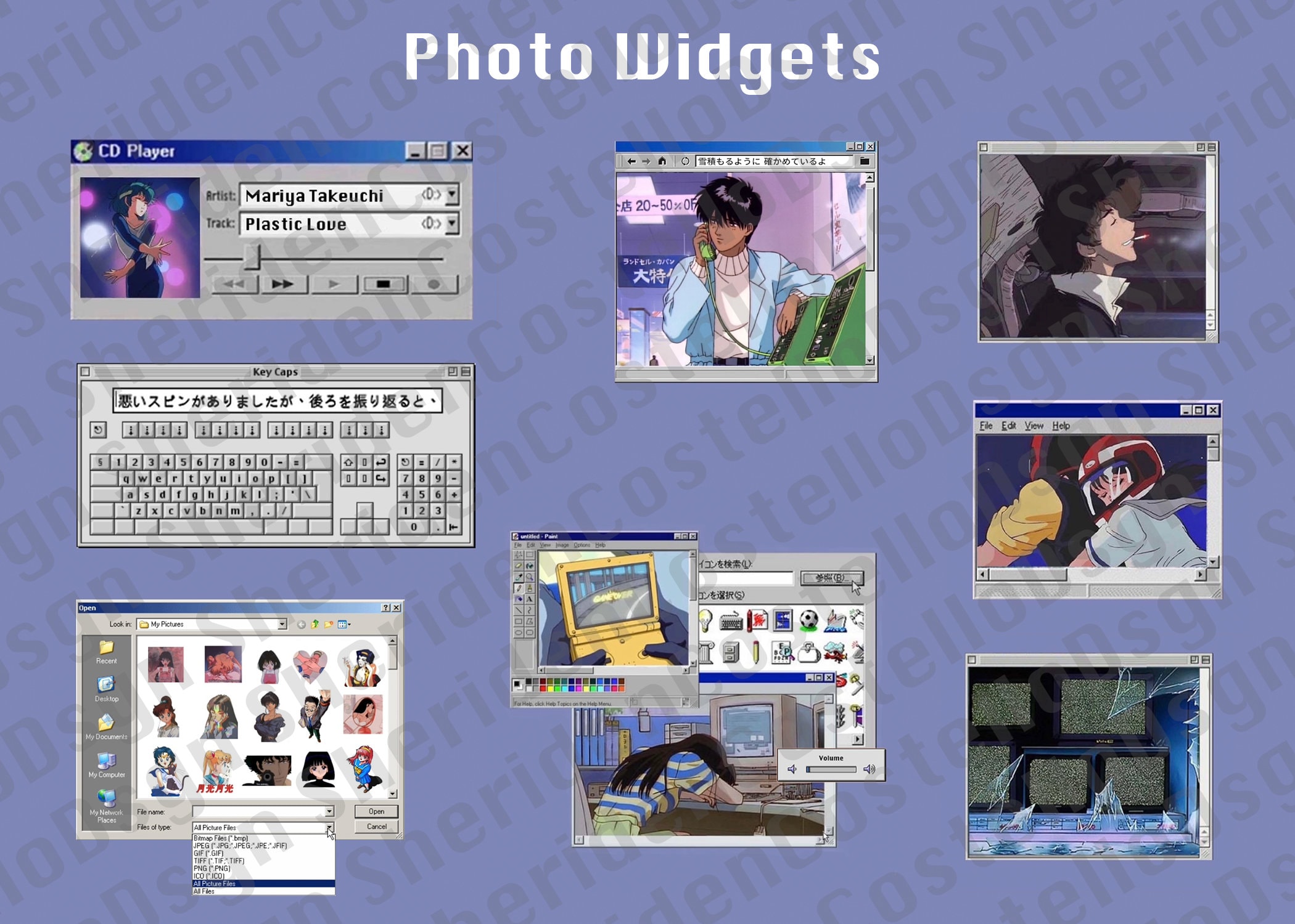 Retro Anime Inspired Ios 14 Display Theme Pack - Etsy