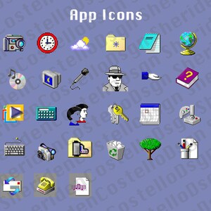 Retro Anime Inspired Ios 14 Display Theme Pack - Etsy