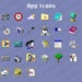 Retro Anime Inspired Ios 14 Display Theme Pack - Etsy