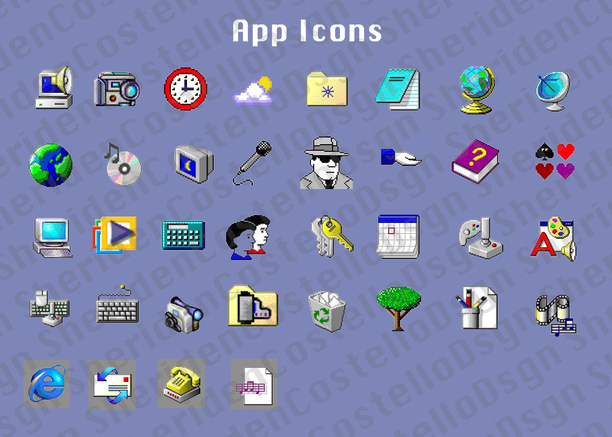 Retro Anime Inspired Ios 14 Display Theme Pack - Etsy