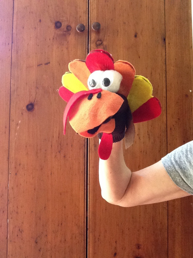 Turkey Hand Puppet - Etsy