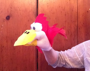 Rooster Hand Puppet - Etsy