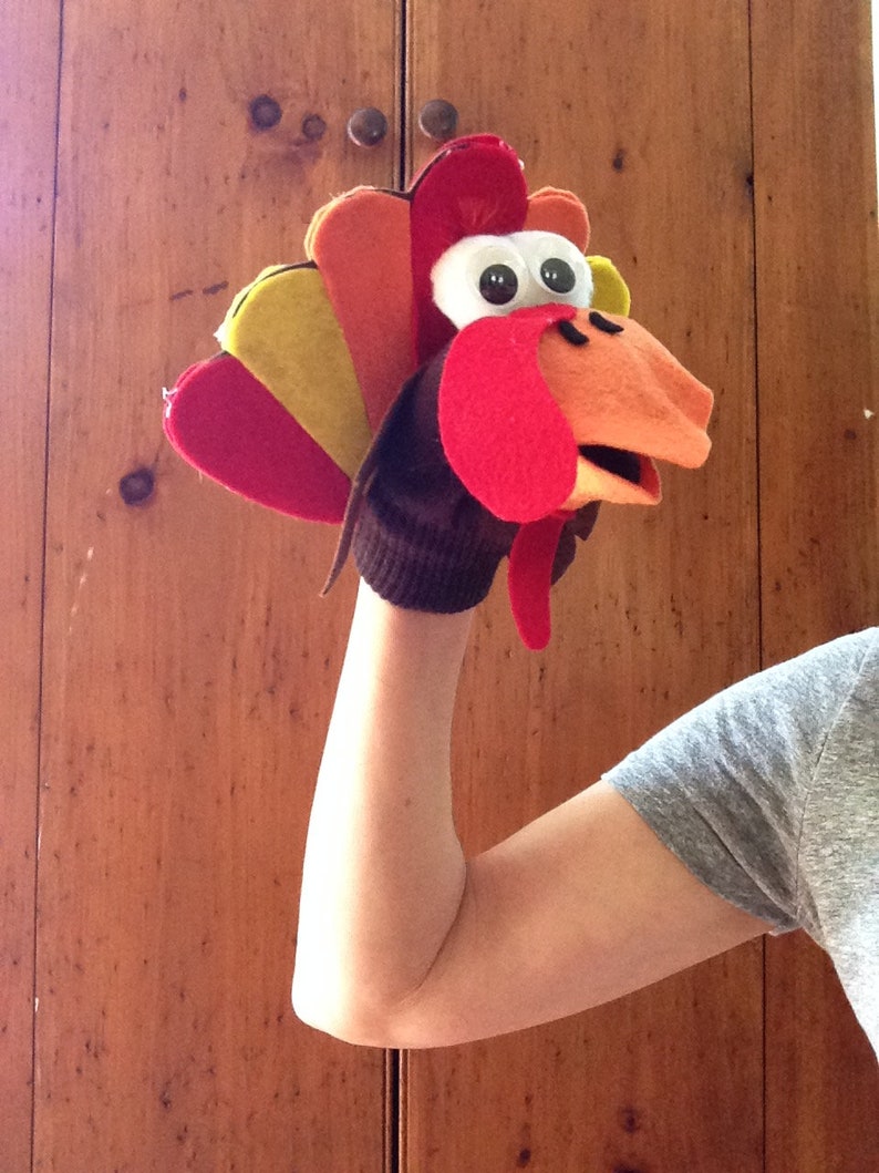 Turkey Hand Puppet - Etsy