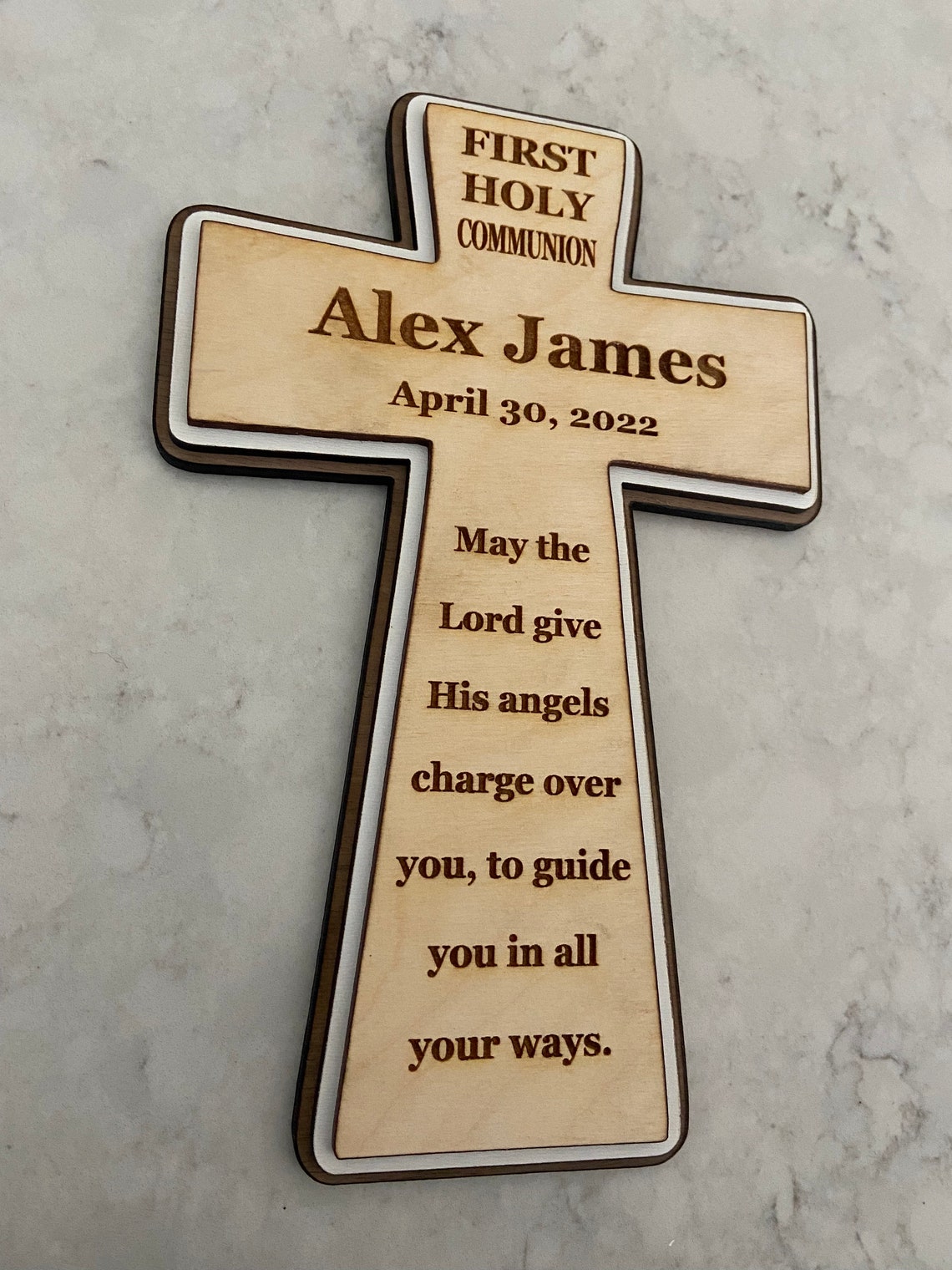 First Communion Personalized Cross, Communion Gift, Cross, Wall Cross ...