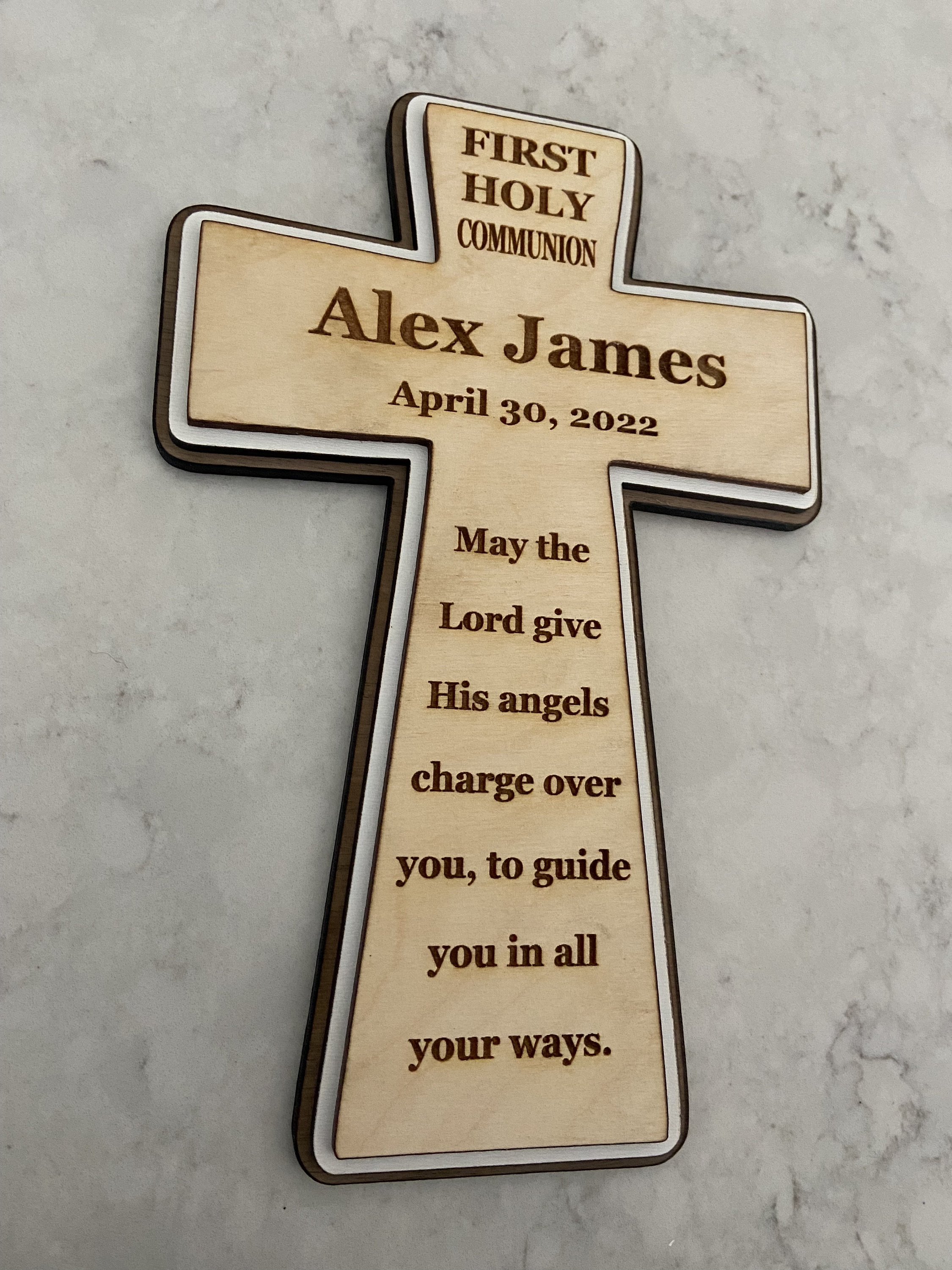 First Communion Personalized Cross, Communion Gift, Cross, Wall Cross ...