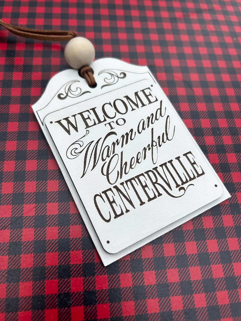 Welcome to Warm and Cheerful Centerville Ornament - Etsy