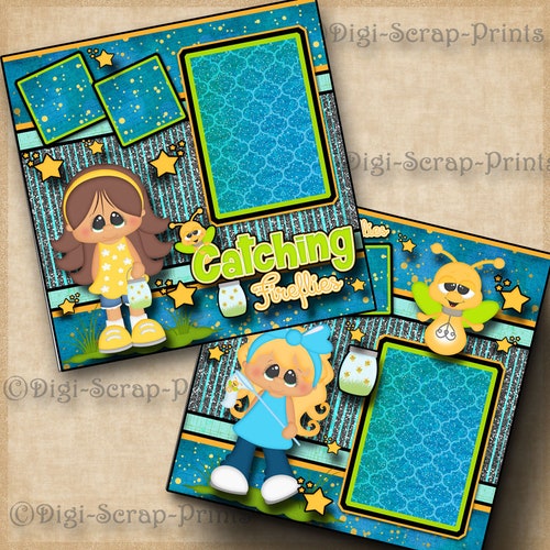 LITTLE ARTIST 2 Printed Pre-made Scrapbook Pages Quick Pages - Etsy