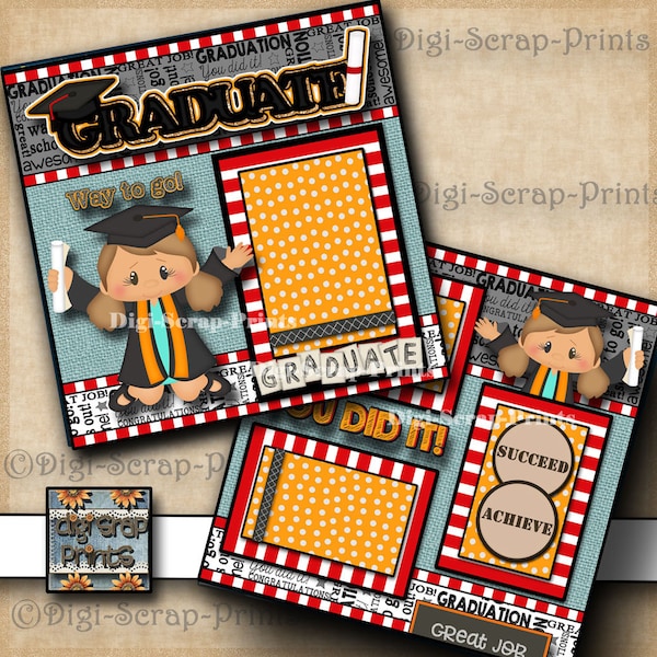 Graduation Scrapbook - Etsy