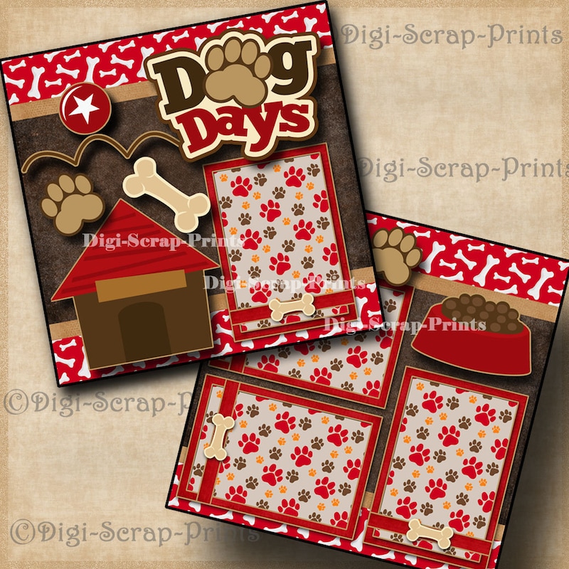 Dog Scrapbook - Etsy