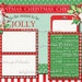 JOLLY CHRISTMAS Lanterns Cheer Holiday 2 Printed Scrapbook Pages Ez ...