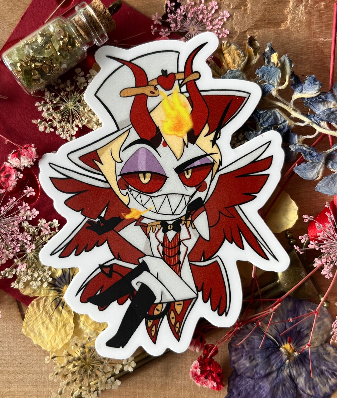 Lucifer Morningstar Vinyl Sticker - Etsy