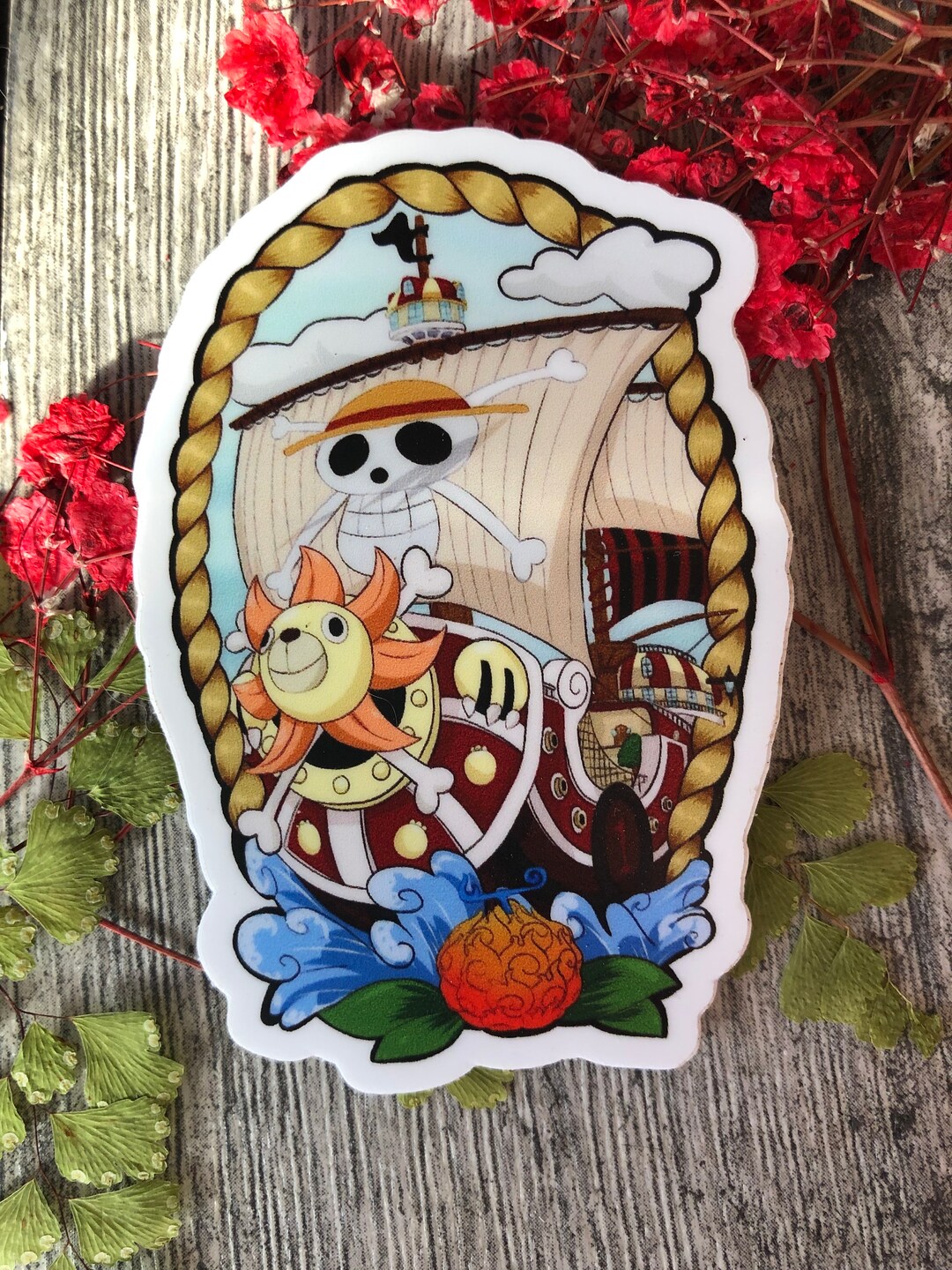 Thousand Sunny Vinyl Sticker - Etsy