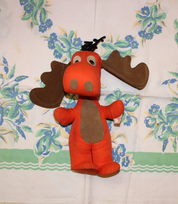 Bullwinkle Toy Bullwinkle Stuffed Toy 1970 - Etsy