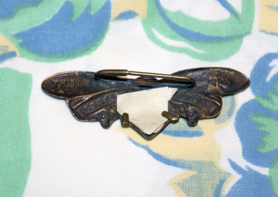 Captain Midnight Flight Patrol Pin, 1940s - Gem