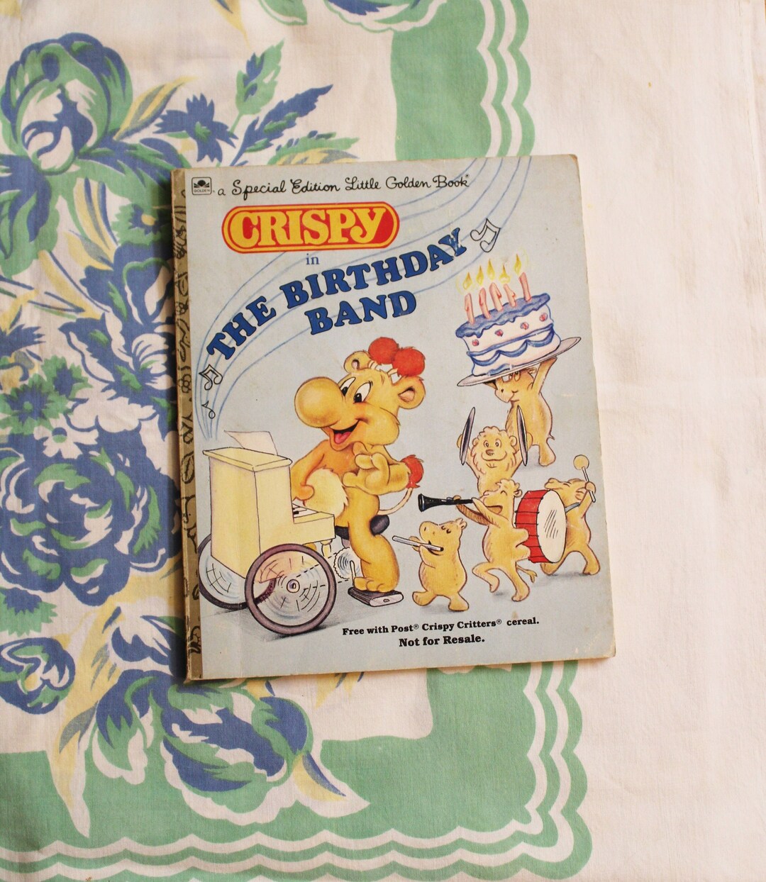 Crispy in the Birthday Band, 1987 Special Edition Little Golden Book - Etsy