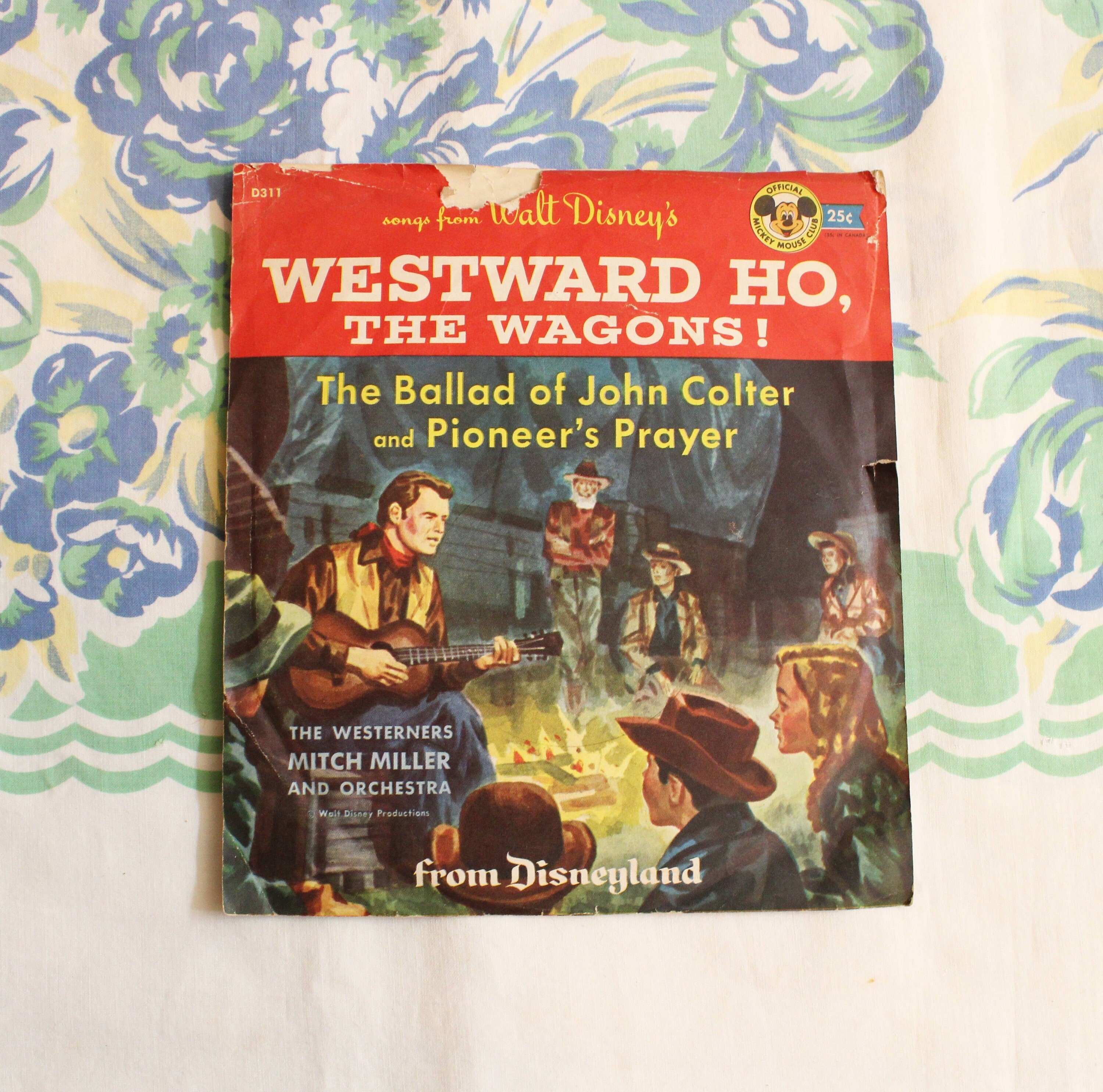 Westward Ho, the Wagons Record, Pioneers Prayer, 78 Record - Etsy