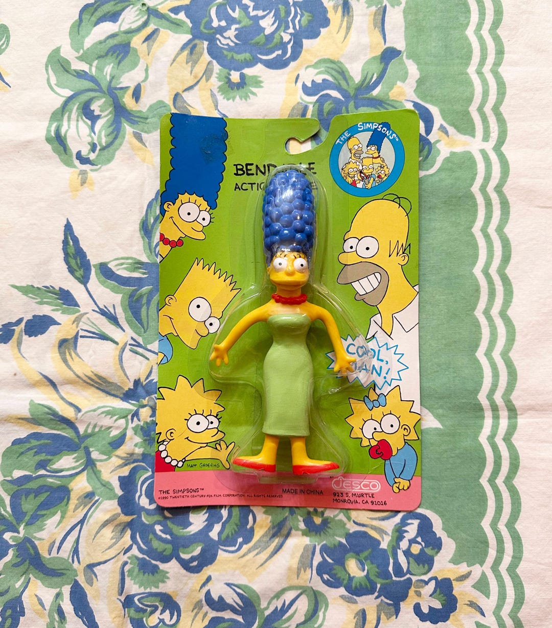 Marge Simpson Bendable Action Figure, Jesco, 1990 - Etsy