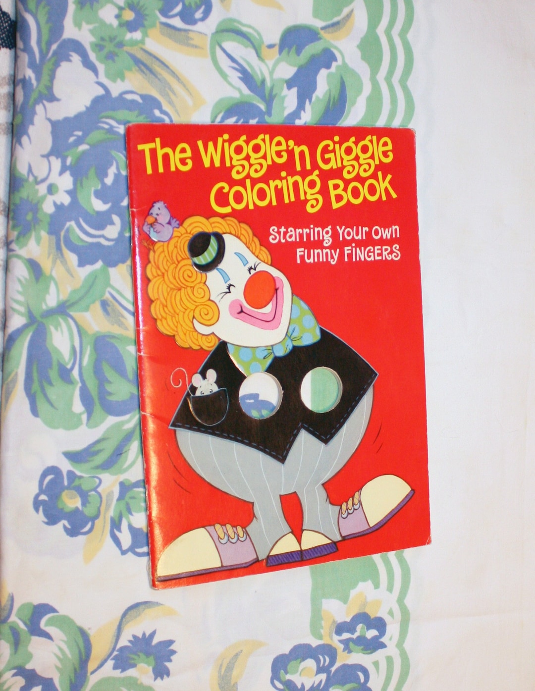 The Wiggle 'n Giggle Coloring Book, Clown Color Book, 1977 Color Book ...