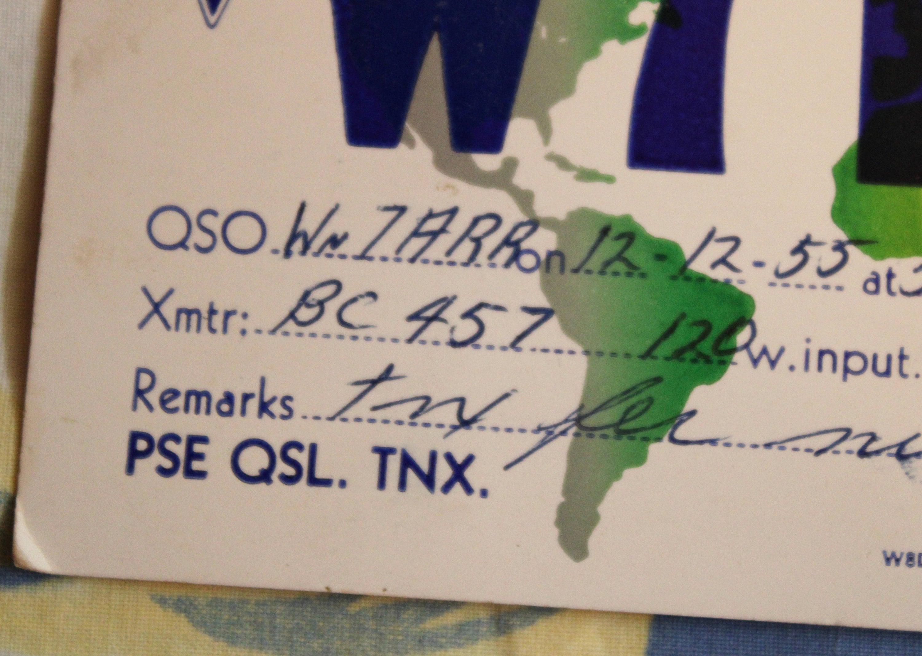 CB Radio Card, Ham Radio Calling Card, QSL Card, Amature Radio Card ...