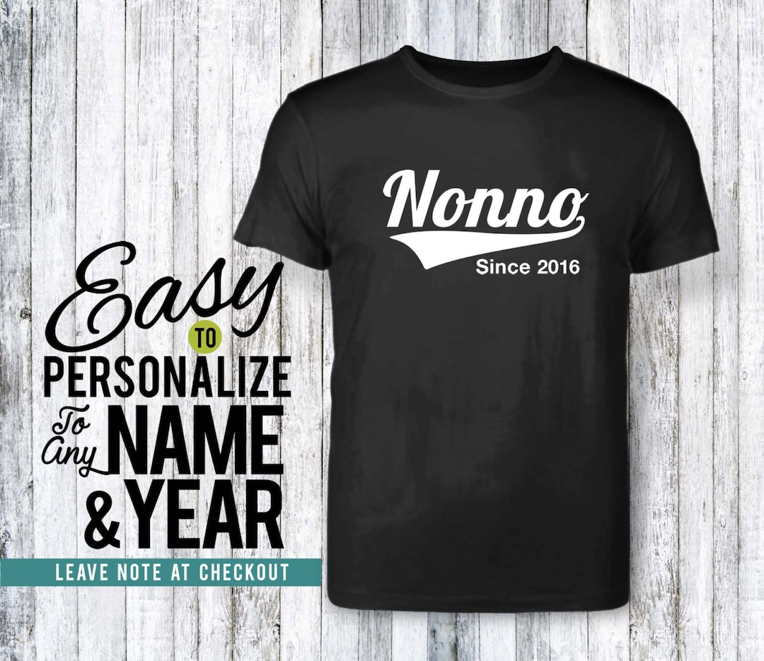 Nonno Gift, Nonno, Family, Family Shirt, Birthday Shirt, Birthday Gift ...