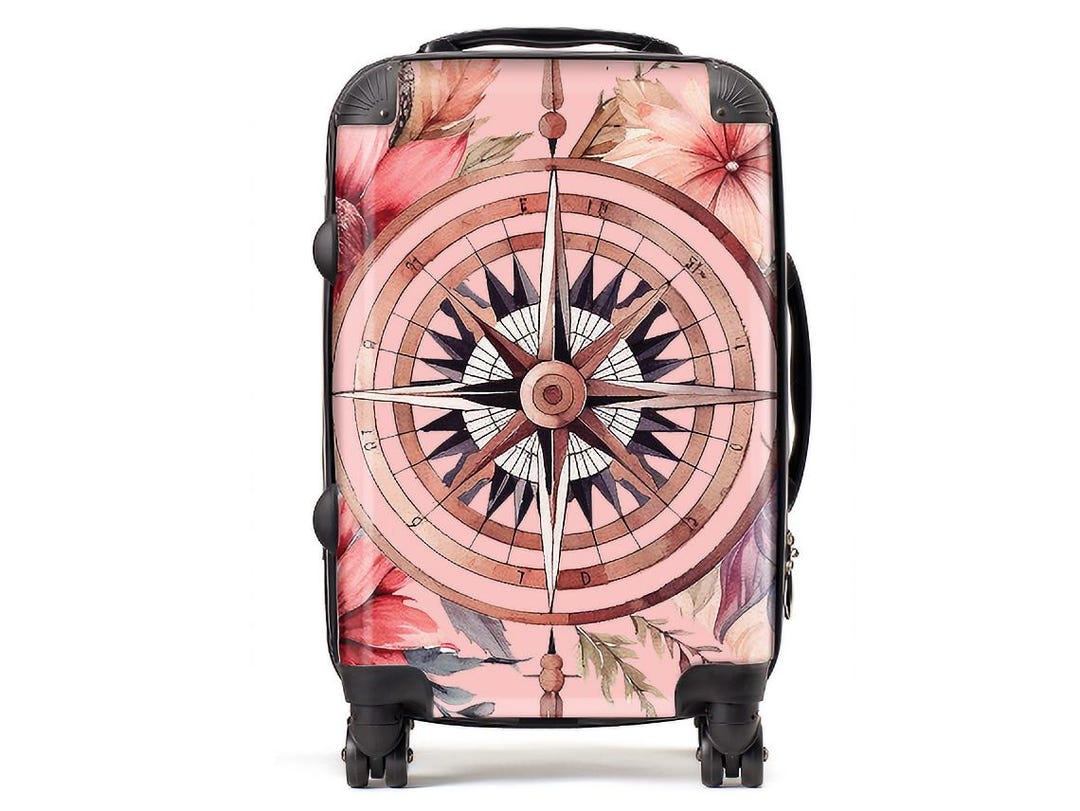 Compass Luggage L Map L Suitcase | Carry on Luggage | Marble Luggage ...