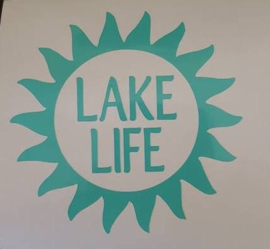 Lake Life Decal Permanent Vinyl Perfect for Yeti & Rtic - Etsy