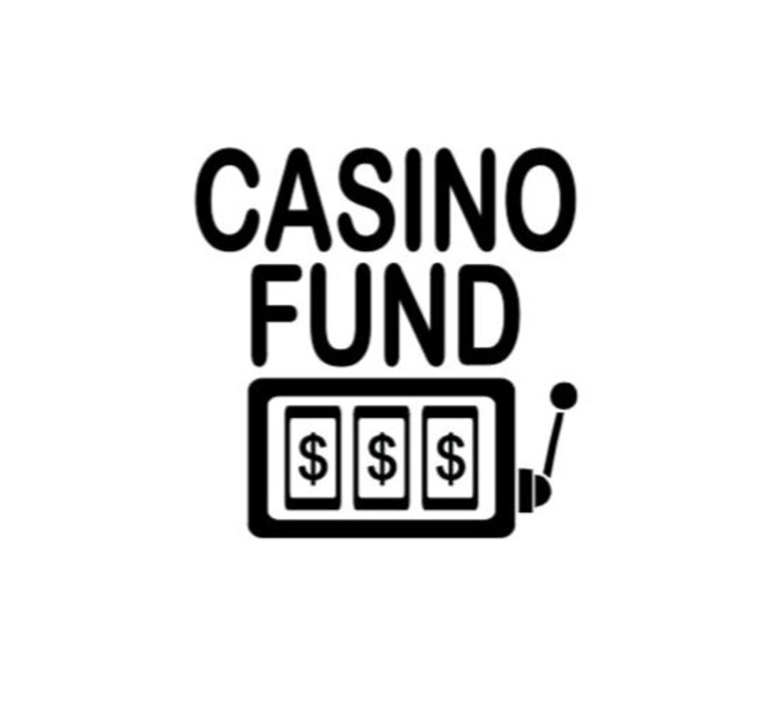 Casino Fund Decal. Permanent Vinyl Decal. Mason Jar Decals. Decal Only ...