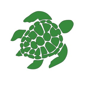 Sea Turtle Decal - Permanent Vinyl. Perfect for Beach Decor, Car ...