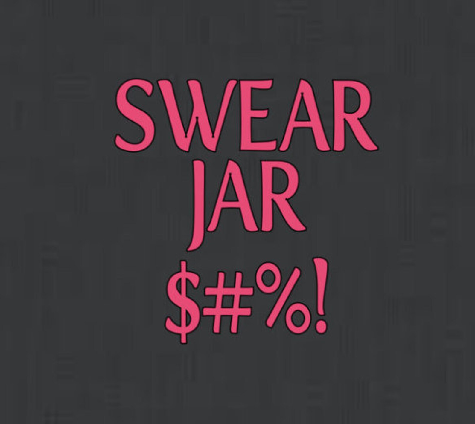 Swear Jar Decal. Permanent Vinyl Decal. Make Your Own Family | Etsy