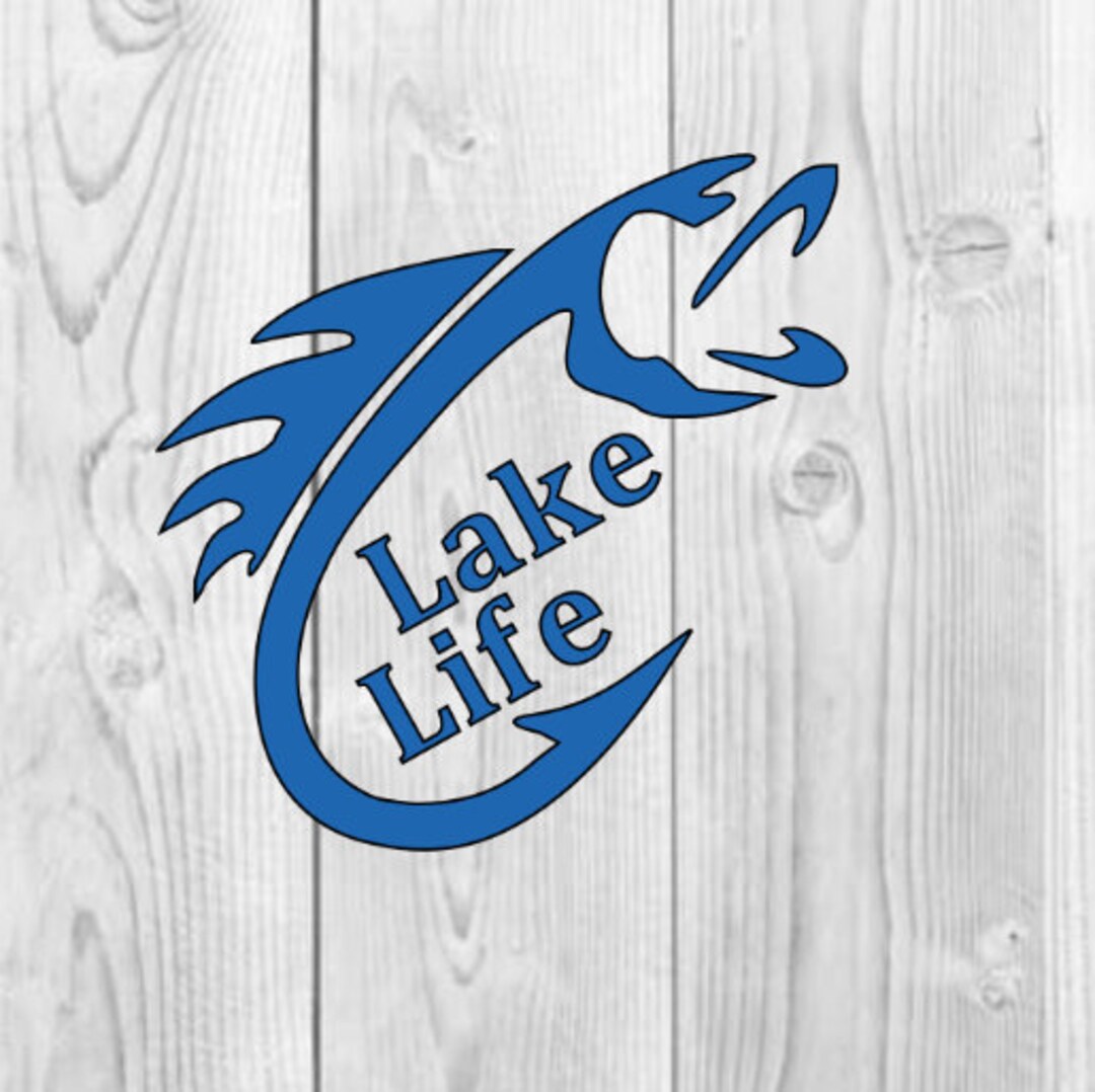 Lake Life Decal - Permanent Vinyl - Perfect for Yeti & Rtic Cups, Boats ...