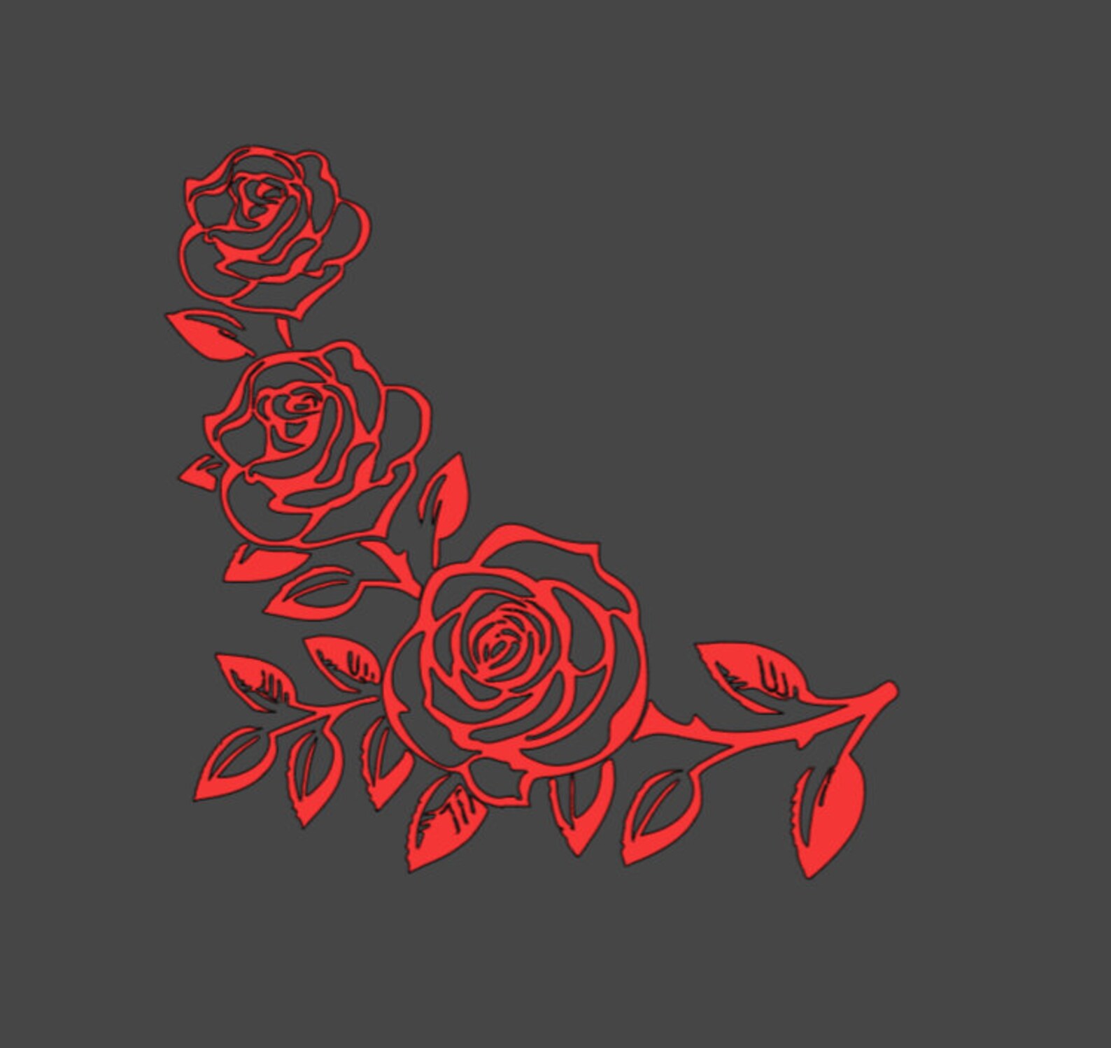 Roses Flower Decal Permanent Vinyl Perfect for Car Windows - Etsy