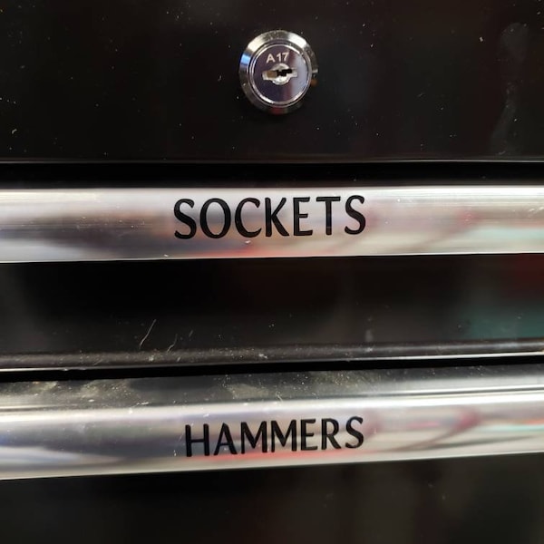 Toolbox Decals - Etsy