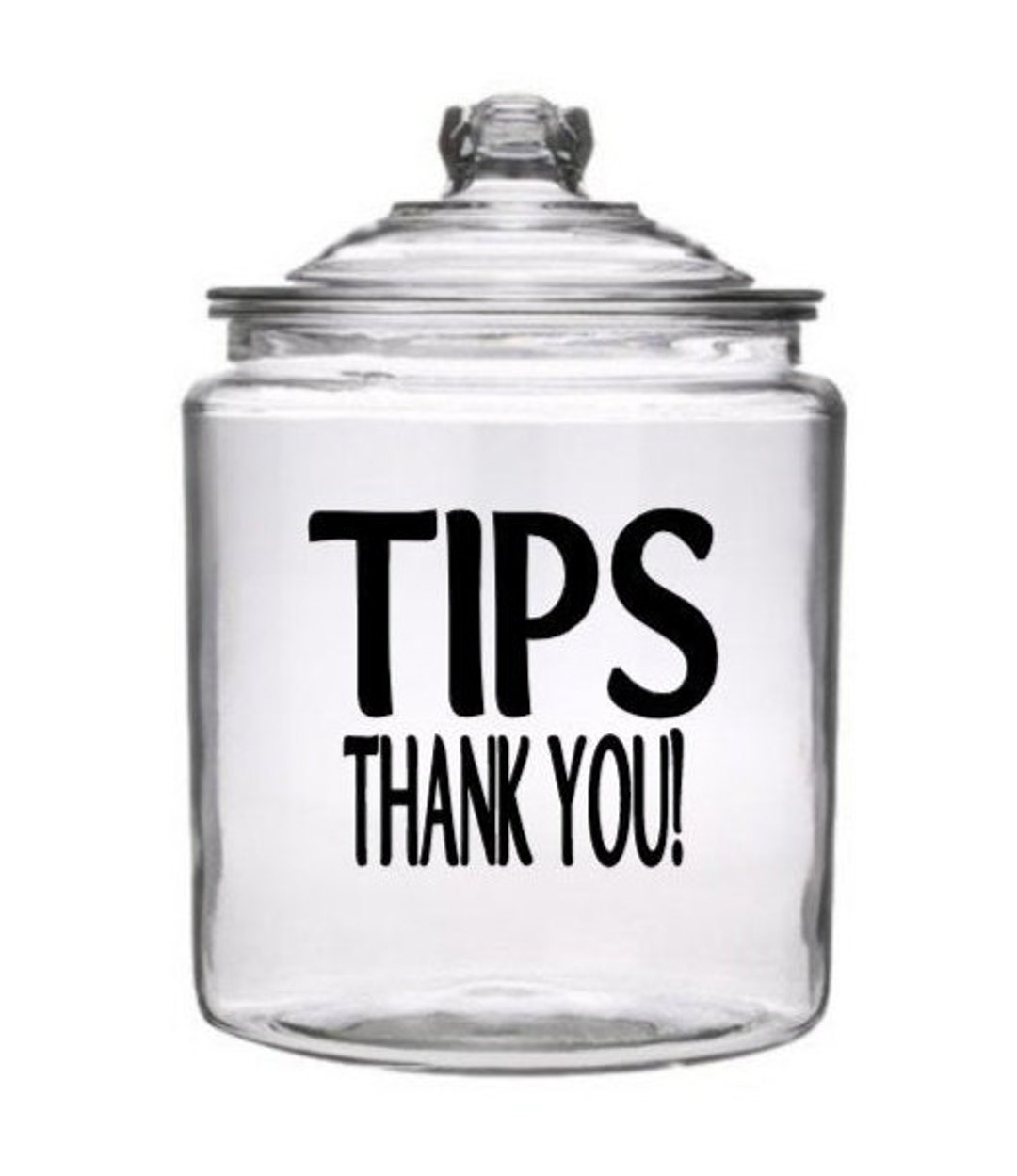 Tip Jar Decal. Permanent Vinyl Decal. (jar Not Included) - Etsy