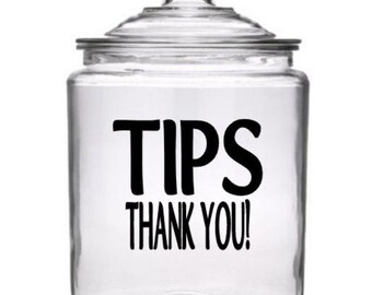 Funny Tip Jar Bubble-free Stickers Tip Jar Signs TIPS Good - Etsy