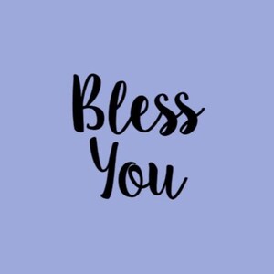 Bless You Decal. Permanent Vinyl Decal. Perfect for Tissue Mason Jar ...