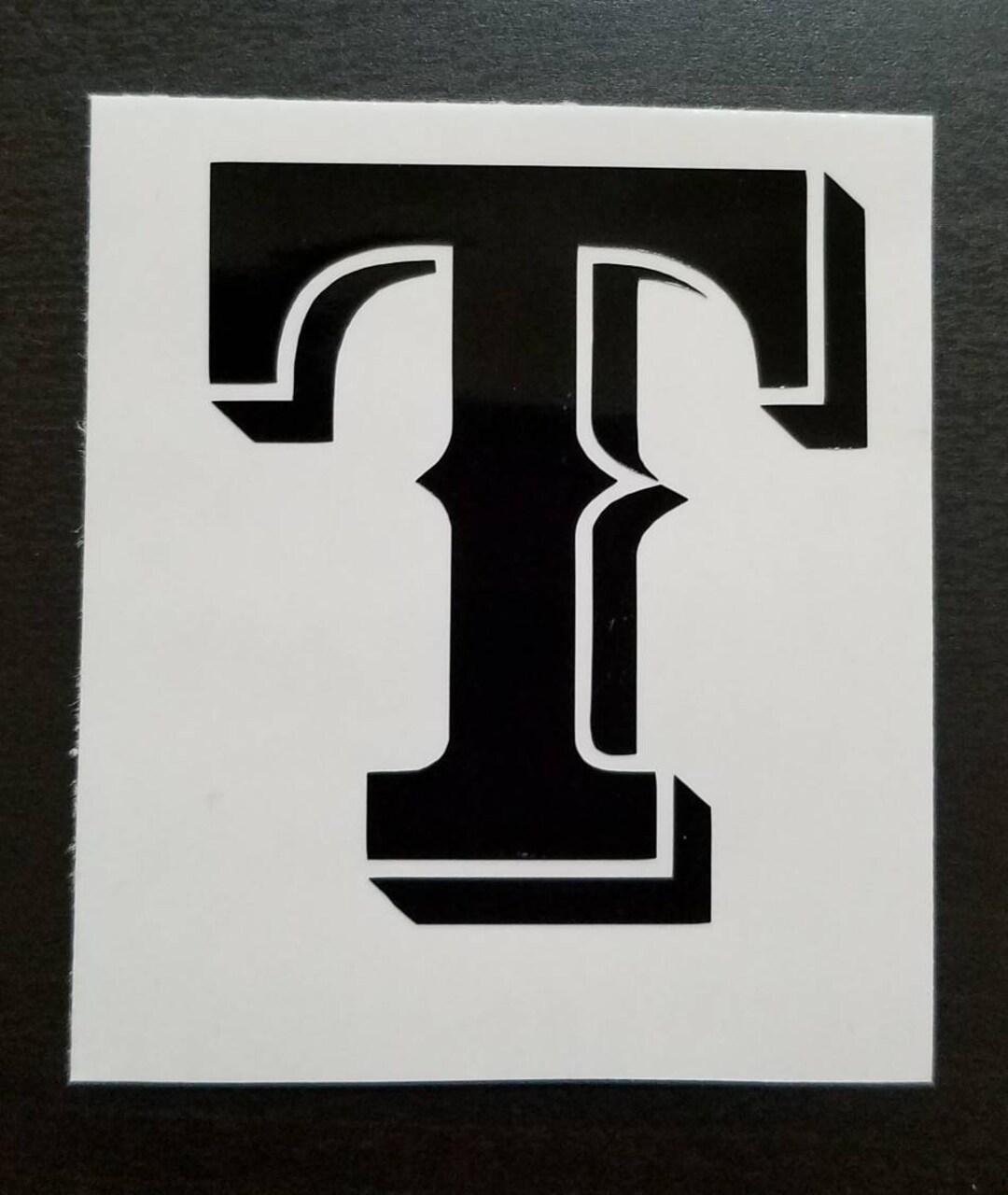 Texas Ranger Baseball Decal - Permanent Vinyl - Perfect for Yeti & Rtic ...