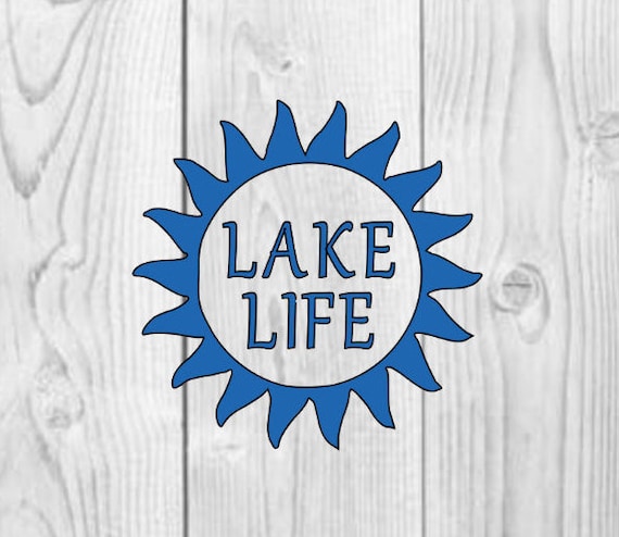Lake Life Decal permanent vinyl perfect for Yeti & Rtic | Etsy