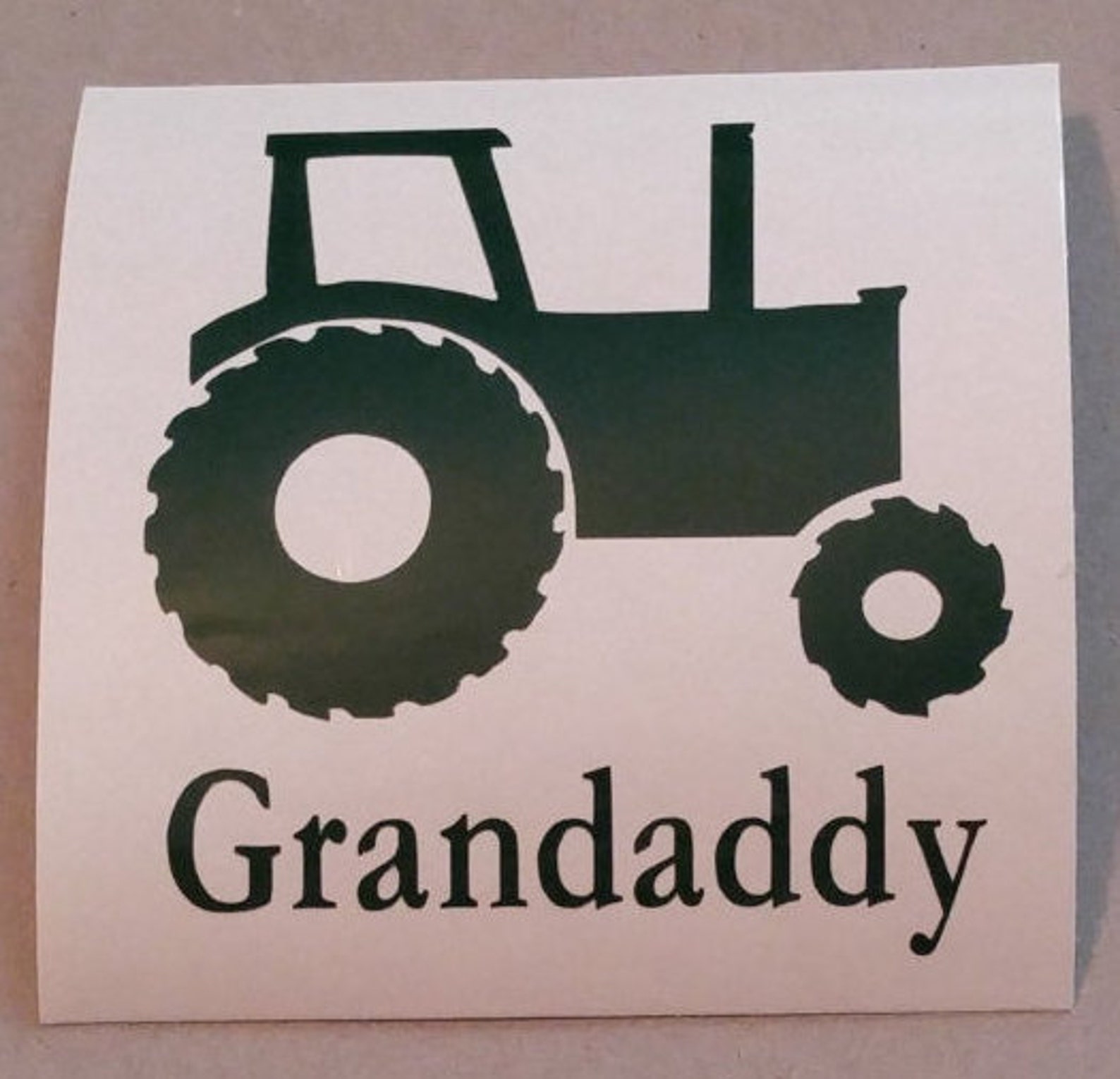 Tractor Decal Permanent Vinyl Perfect for Yeti & Rtic - Etsy