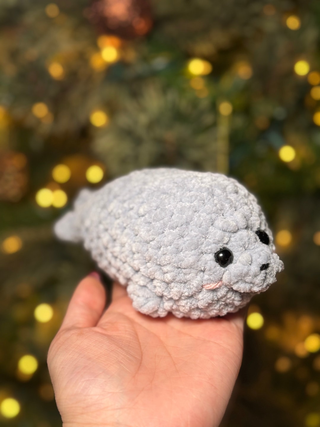 Handmade Soft Blushing Seals Crochet Plushie - Etsy