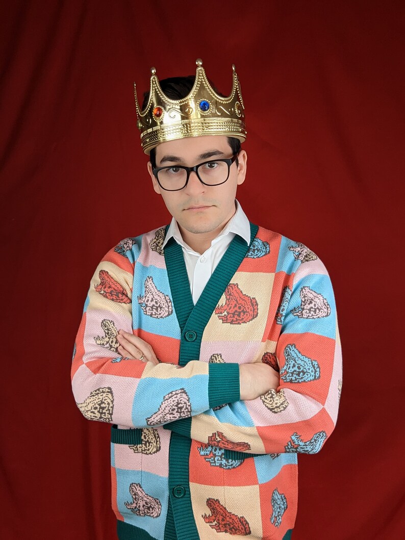 The Royal Frog Cardigan - Etsy