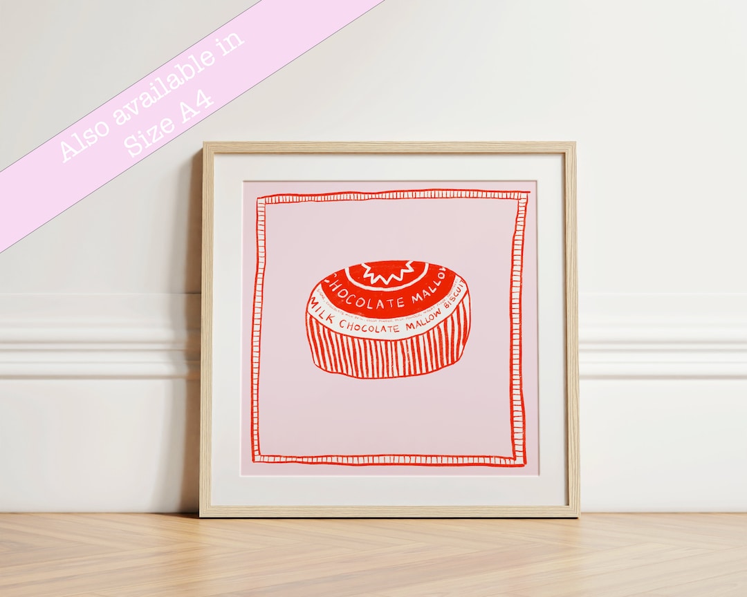 Tunnock's Teacake Print: Scottish Kitchen Wall Art - Etsy UK