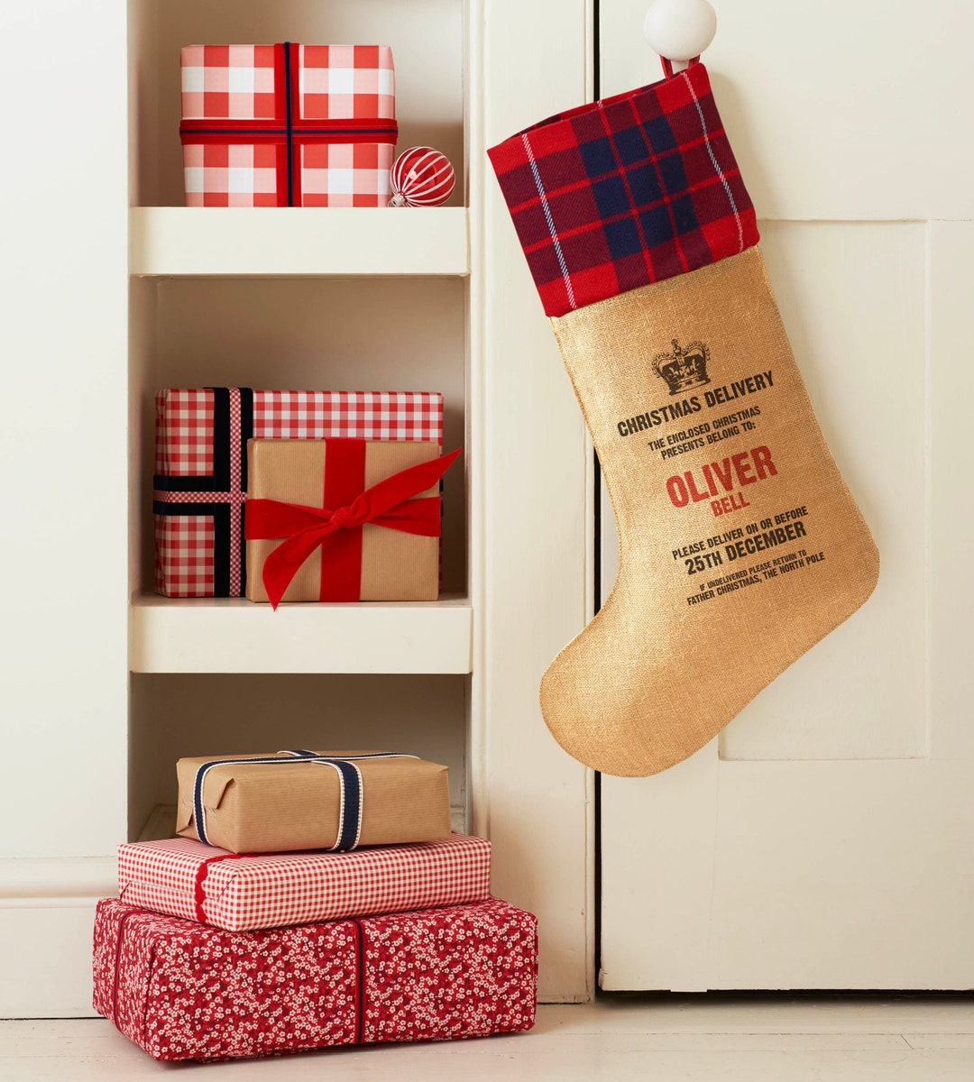 Christmas Stocking - Christmas Sack - Personalised Stocking ...