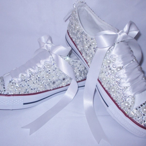 Wedding Trainers - Etsy UK