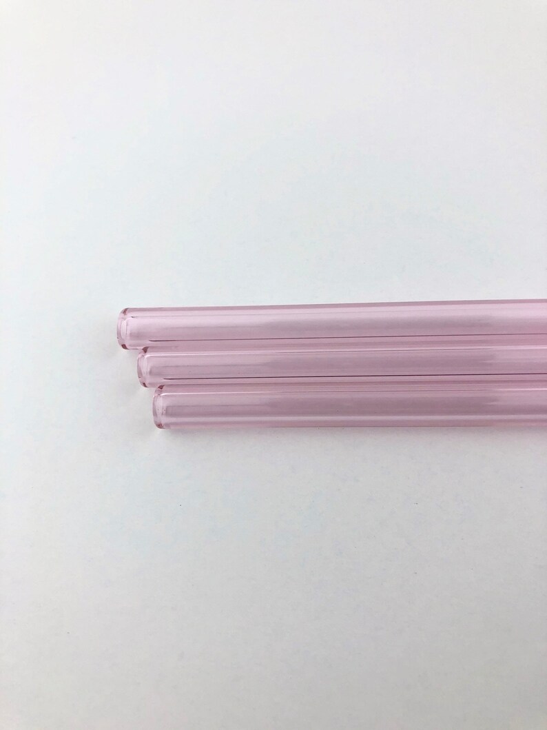 Wholesale Pink GLASS STRAWS Wholesale Straws Reusable - Etsy