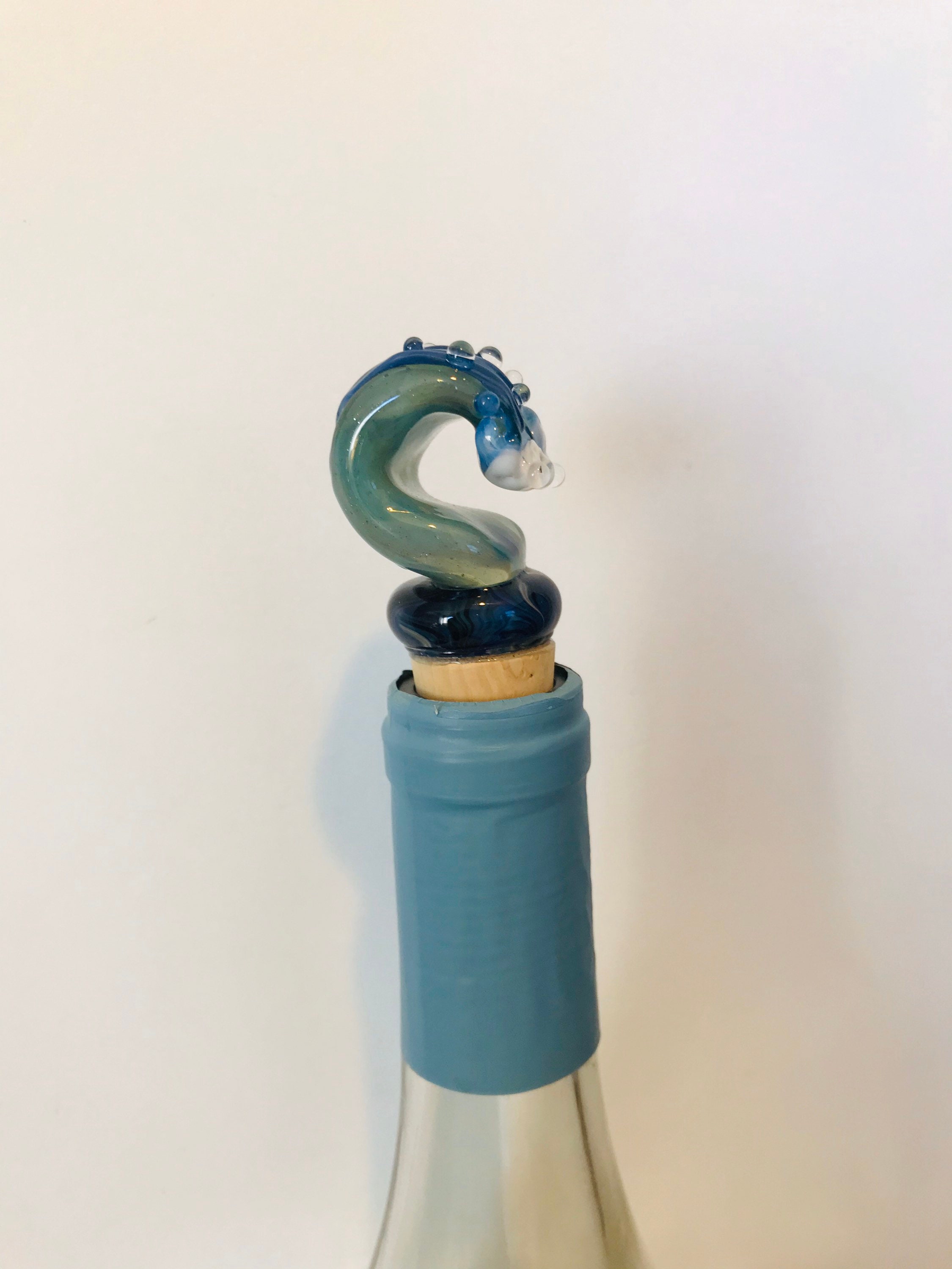 Glass Wave Bottle Stopper | Wine Stopper | Beer Stopper | Wine Gifts ...