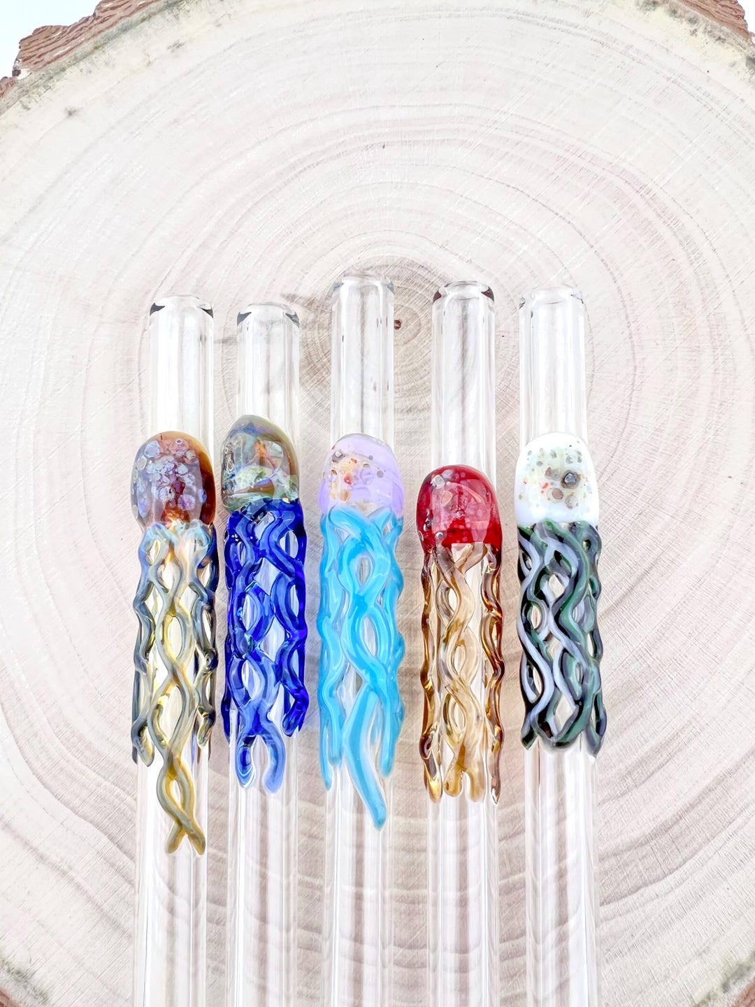 Jellyfish GLASS STRAW - Boba Straws | Smoothie Straws | Thin Straws ...