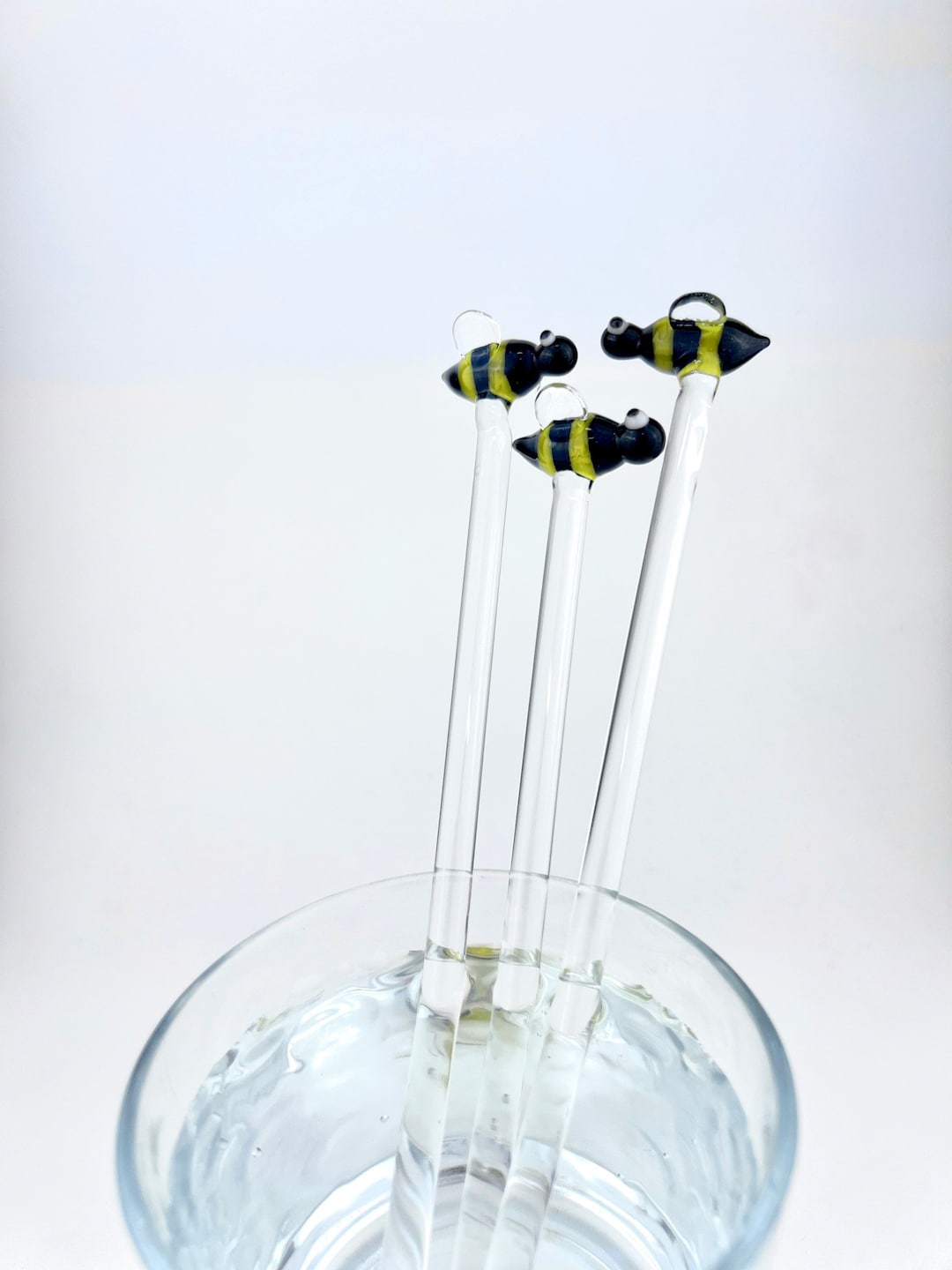 Glass Bee Stir Stick - Drink Stirrers | Custom Stir Sticks | Glass Stir ...