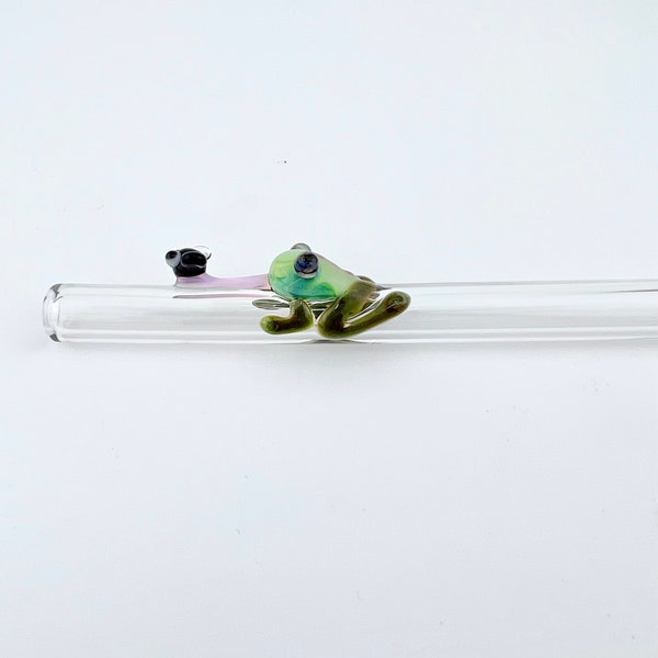 Glass Straws Frog - Etsy